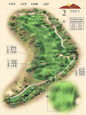 Hole Maps - Foothills Golf Club