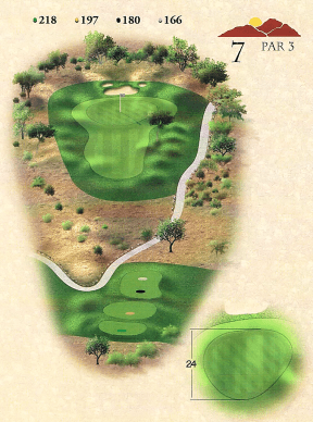 Hole Maps - Foothills Golf Club