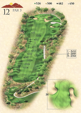 Hole Maps - Foothills Golf Club