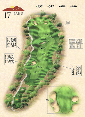 Hole Maps - Foothills Golf Club