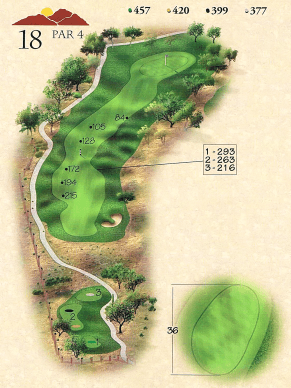 Hole Maps - Foothills Golf Club