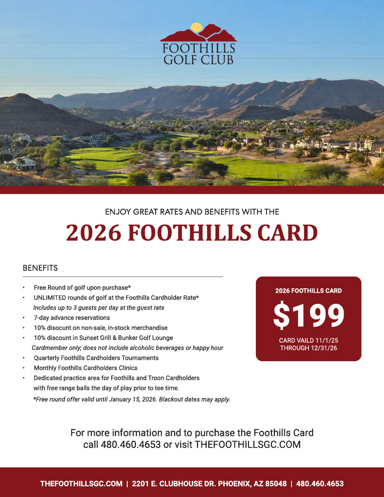 Home - Foothills Golf Club