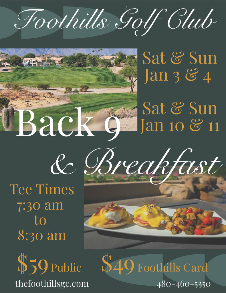 Specials Login - Foothills Golf Club